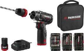 Parkside Performance® Sada s aku vrtacím šroubovákem Pbspa 12 E4