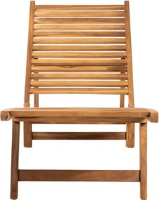 Zahradní lehátko masivní teak 316151