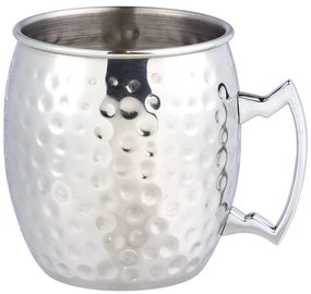 MOSCOW MULE Hrnek tepaný 470 ml - stříbrná