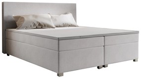 Manželská postel Boxspring 160 cm Simon (béžová) (s matrací, bez úložného prostoru). 1047332