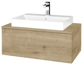Dřevojas koupelnová skříňka MODULE SZZ1 80(umyvadlo Glance) Barevné provedení: L01 Bílá vysoký lesk