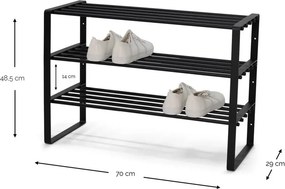 Taupe kovový botník 70x48,5x29 cm Rex – Spinder Design