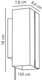 Nordlux - LED Stmívatelné nástěnné svítidlo CURTIZ 2xLED/4,5W/230V bílá