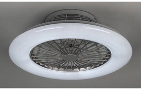 Rabalux - LED Stmívatelné stropní svítidlo s ventilátorem LED/30W/230V + DO