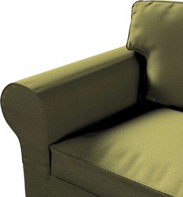 Potah na pohovku IKEA  Ektorp 3-místná, nerozkládací barva zelená látka pletený vzor