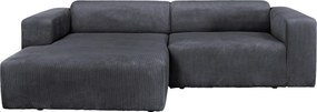 XXXLutz ROHOVÁ SEDAČKA, textil, barvy grafitu P & B - Sedací soupravy - 002330003313