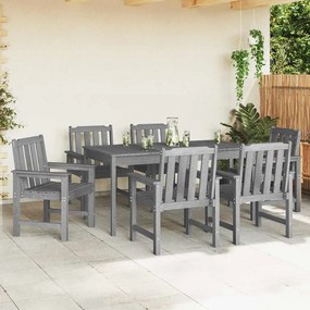 Zahradní křeslo 6 ks Světle šedá Polyethylen 3335800
