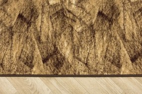 Protiskluzový koberec BRUSH 17 hnědý / béžový
