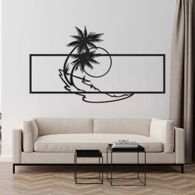 Designová dřevěná dekorace květinový ornament | SENTOP HDF0323