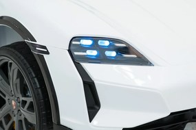 Ramiz Porsche Taycan Turbo S bílé autíčko