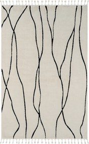 My Flair, Kusový koberec Moroccan Serenity weiß, 100x200, černobílá, ložnice