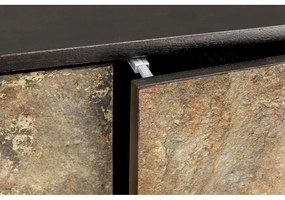 Massive home | Závěsný televizní stolek MOUNTAIN SOUL BLACK 160 CM masiv akácie