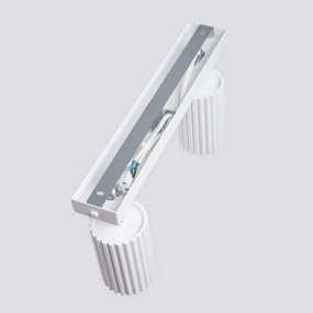 Stropní svítidlo SOLLUX KARBON 2 bílá GU10 2x10W bez žárovek SL.1542
