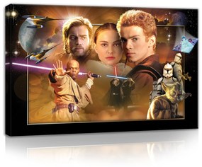 Postershop Obraz na plátně: Star Wars Attack of the Clones (2) - 60x40 cm