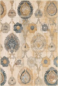 Kusový koberec vlněný Dywilan Polonia Olivo Kamel béžový Rozměr: 235x350 cm