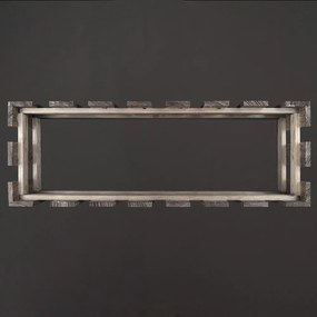 AMADEA Dřevěný obal na truhlík tmavý, 62x21,5x18cm Český výrobek