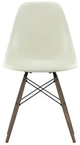 Eames Fiberglass chair DSW tmavě lakovaný javor parchment Vitra