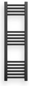 Erga Puerto, topné těleso 1000x300 mm, 343W, černá matná, ERG-LAV-GRZE-BK-30100