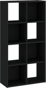 Regál Sinde 2x4, černá
