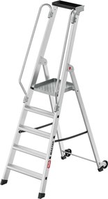 Hliníkové schůdky Hailo Master P80 5 stuňů, 10000-118