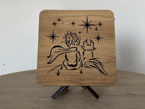 Li-Go "Malý princ" lampa 19x19 cm provedení povrchu: dub světlý
