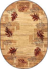 Kusový koberec Olsza béžový - ovál (beige) 120 x 170 cm ovál