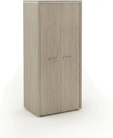 Vysoká skříň s obložením TopOffice 13, driftwood