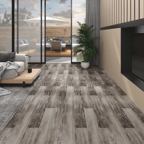 vidaXL Nesamolepicí PVC podlahová prkna 5,26 m² 2 mm [146572] Barva: zemitě šedá