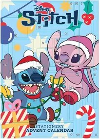 PYRAMID Adventní kalendář Lilo a Stitch V2 / 24 okének / Papírenské po