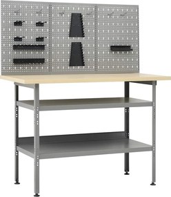 Pracovní stůl se třemi nástěnnými panely 3053426