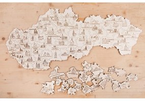 PDK3 Puzzle v dřevěné krabičce - Slovensko - Kostely a poutní místa