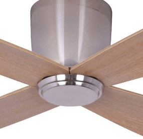 Stropní ventilátor Beacon Fraser chrom/dub DC tichý Ø 132 cm