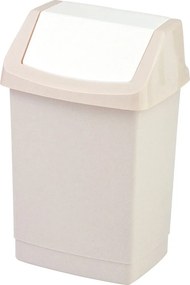 Béžový plastový odpadkový koš 25 l Click-It – Curver
