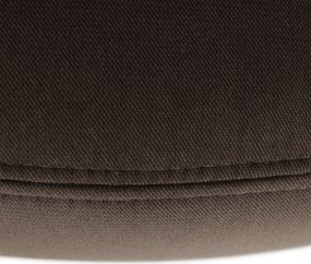 Designové křeslo, Velvet látka hnědá / vzor Terra, BELEK