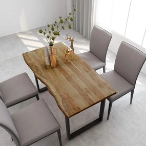 Jídelní stůl 140 x 70 x 76 cm masivní akáciové dřevo,  286474
