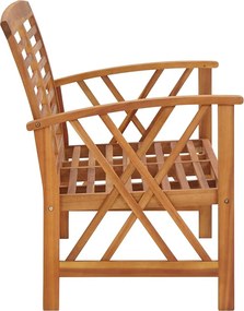 Zahradní lavice 119 cm masivní akáciové dřevo 310269