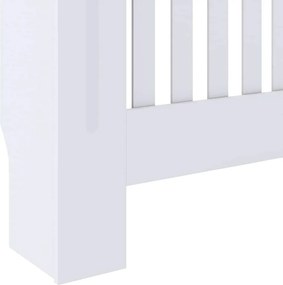 Kryt radiátoru 2 ks Bílá 78 x 19 x 81,5 cm Kompozitní dřevo 3403241