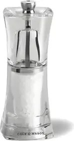 ColeMason Crystal / Mlýnek na sůl / akryl / výška 12,5 cm
