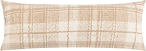 Bellatex POVLAK na relaxační polštář KREP Béžová,Bílá rozměr 55x180 cm