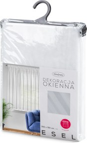 ZÁCLONA NA PÁSCE ESEL 350X150 CM BÍLÁ