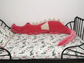 SenLove Minky mantinel do dětské postele DRÁČEK Zvolte barvu: Růžová
