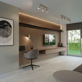 Sollux Lighting Stropní svítidlo RING 4L šedobéžové