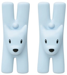 Klipy s magnetem Giampo Light Blue - set 2 ks Alessi