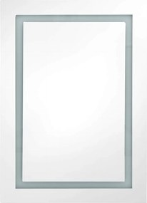 LED koupelnová skříňka se zrcadlem 50 x 13 x 70 cm 285116