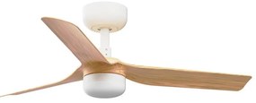 FARO Barcelona FARO 33821WT-1TW-LED Stm. vent. MINI PUNT S 10W/230V hnědá/bílá pr.90 cm WT+ DO 33821T1TW