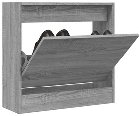 Botník šedý sonoma 60 x 21 x 57 cm kompozitní dřevo