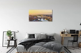 Obrazy na plátně Itálie Sunrise panorama 120x60 cm