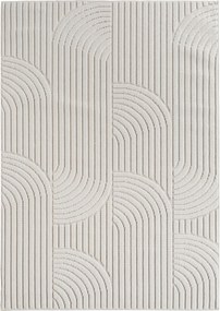 Ayyildiz, Kusový koberec Helix 2201 cream, 80x150, bílá, chodba / předsíň