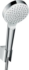 Hansgrohe Crometta, sprchový set 1jet EcoSmart 9 l/min s hadicí 1250 mm, bílá/chromová, HAN-26568400