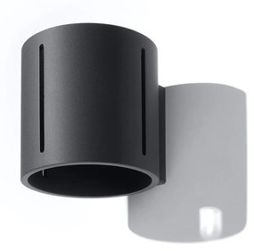 Nástěnné svítidlo Inez, 1x černé kovové stínítko